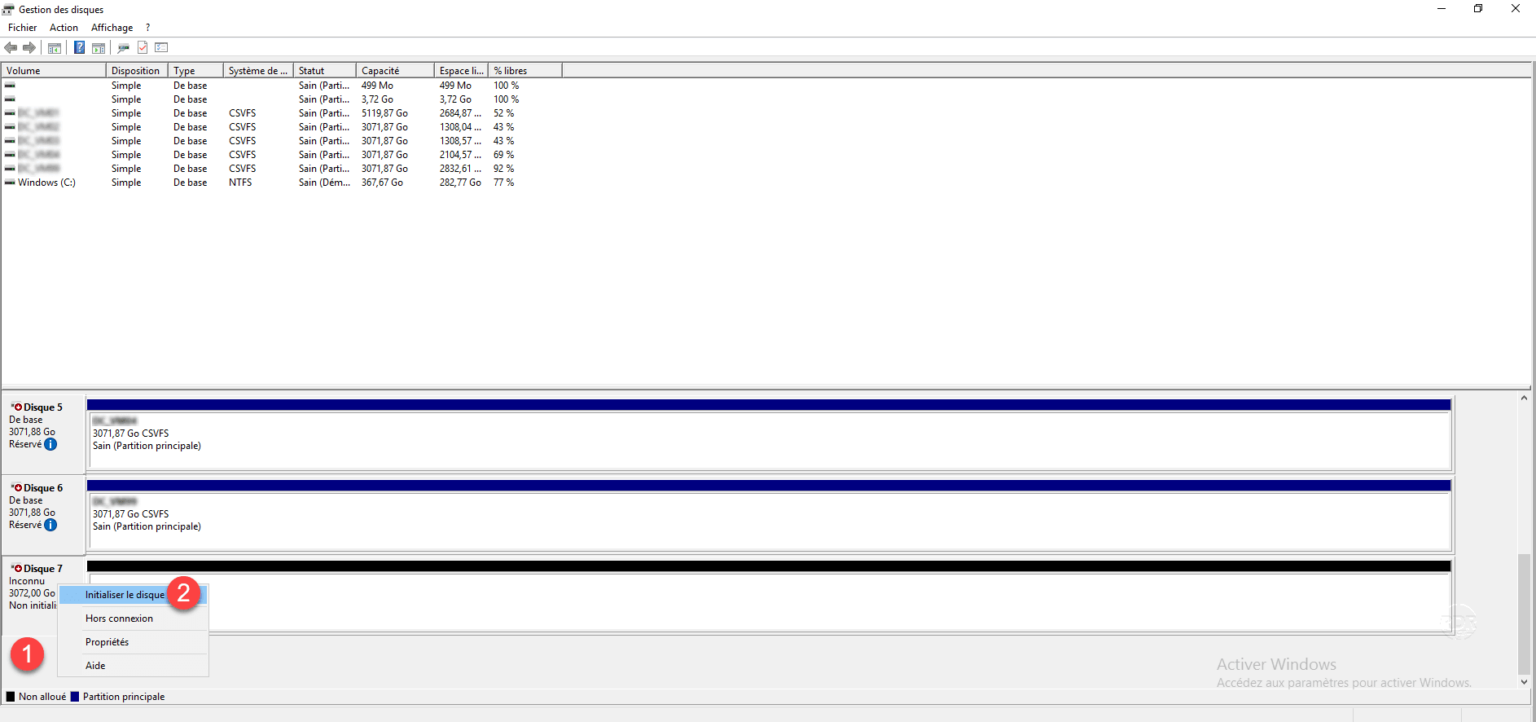 Configure a SAN disk on Windows - RDR-IT