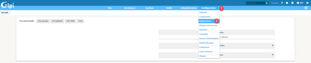 GLPI : comprendre le système de notification