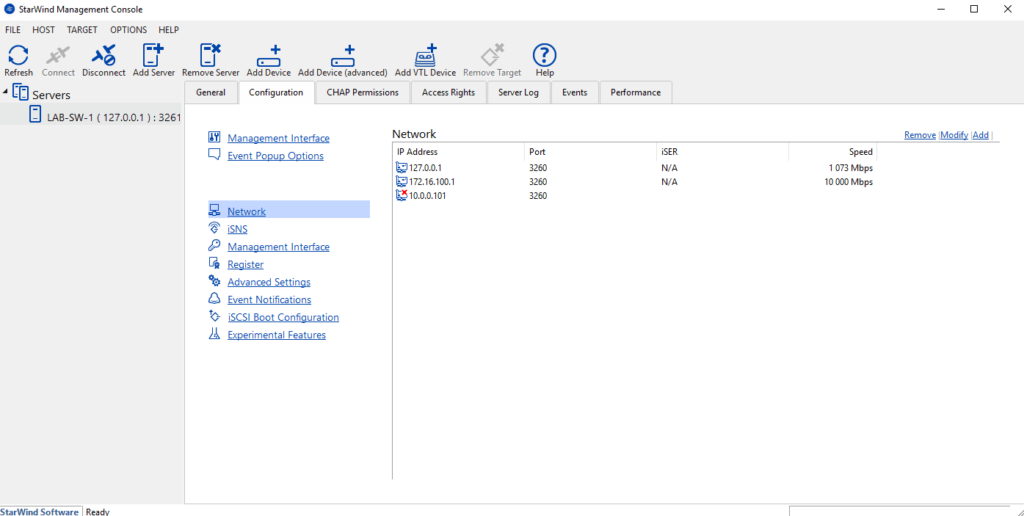 Starwind: setting up a highly available storage - RDR-IT