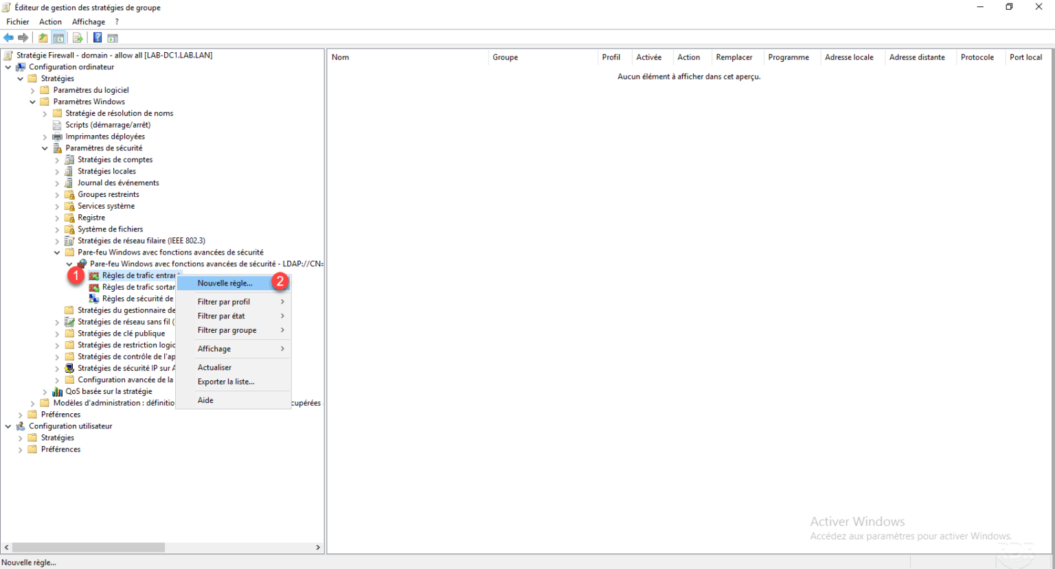 GPO: Managing Windows Firewall Rules - RDR-IT