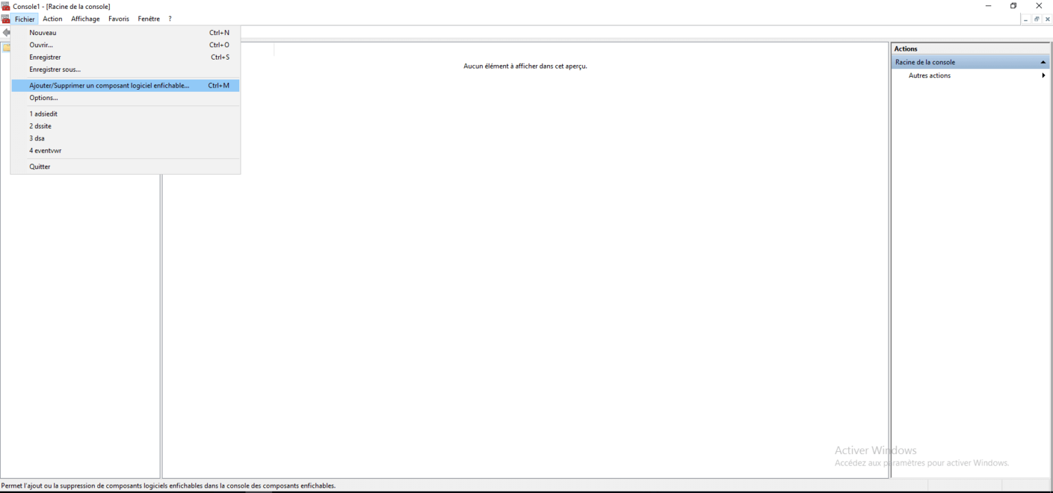 Active Directory: access the Active Directory Schema console - RDR-IT