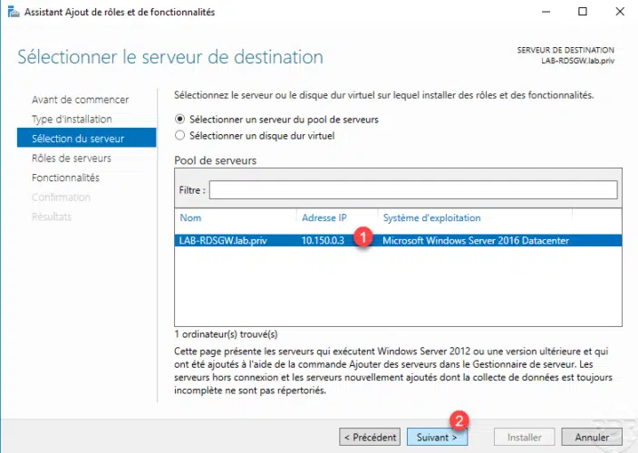 RDS gateway : installation and configuration - RDR-IT