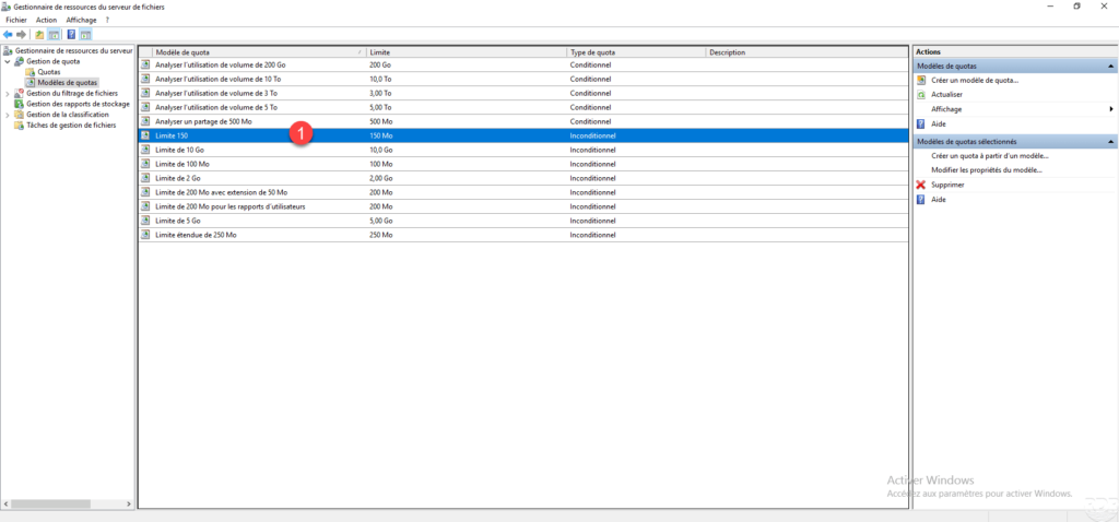 Windows Server : apply quotas on folders - RDR-IT