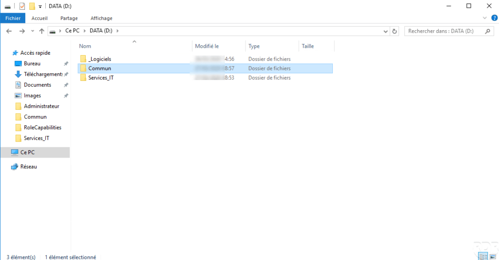 Windows Server : apply quotas on folders - RDR-IT