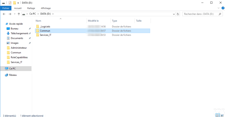 Windows Server : apply quotas on folders - RDR-IT