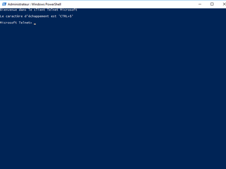Windows Server: instale el cliente Telnet en Powershell - RDR-IT