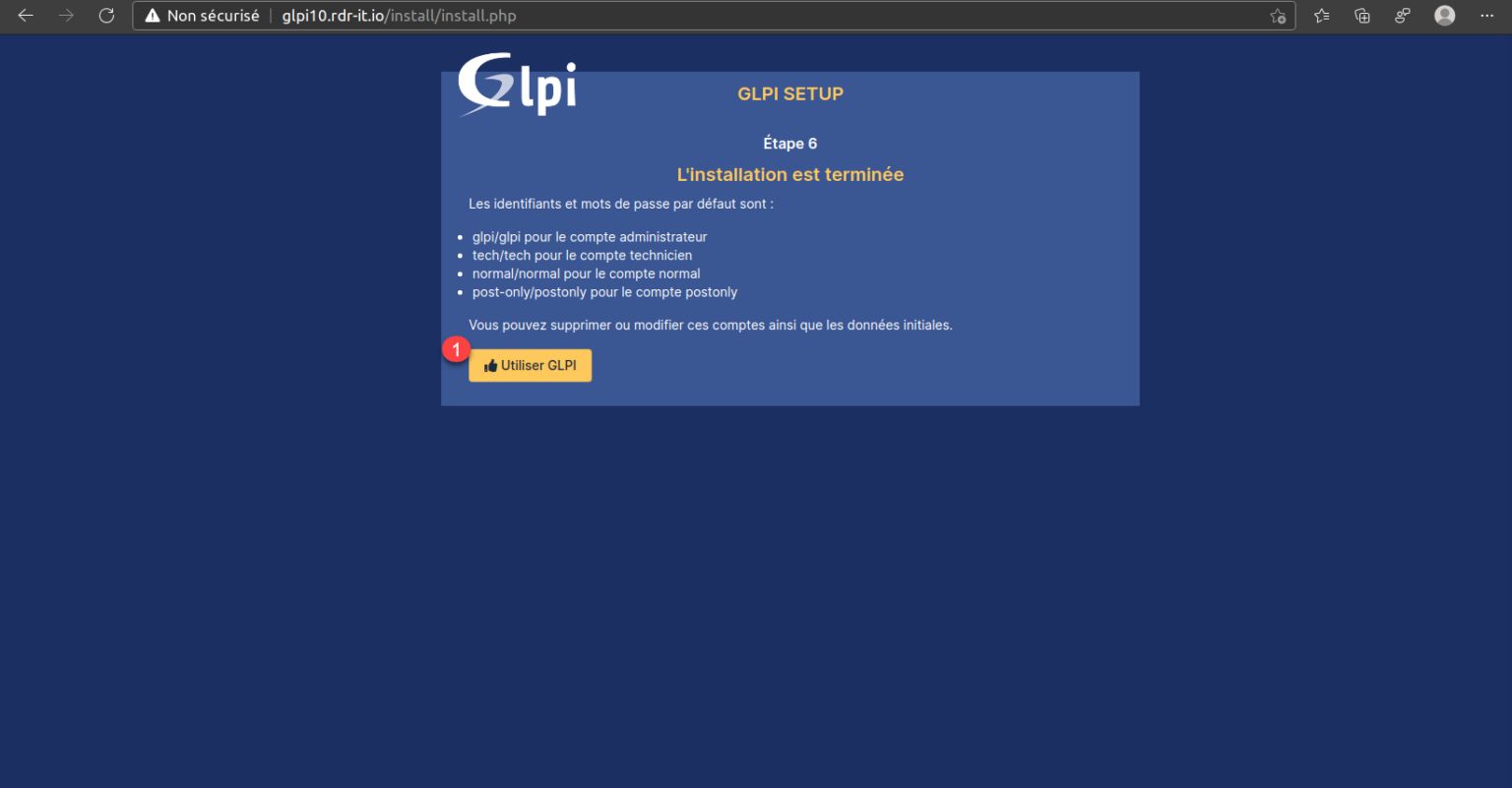 GLPI 10 : installation et découverte de la nouvelle version