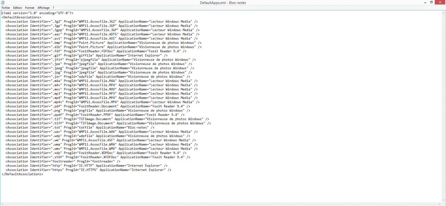 GPO: configure default programs - RDR-IT