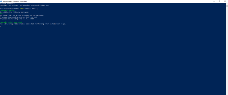 Install nano on Windows - RDR-IT