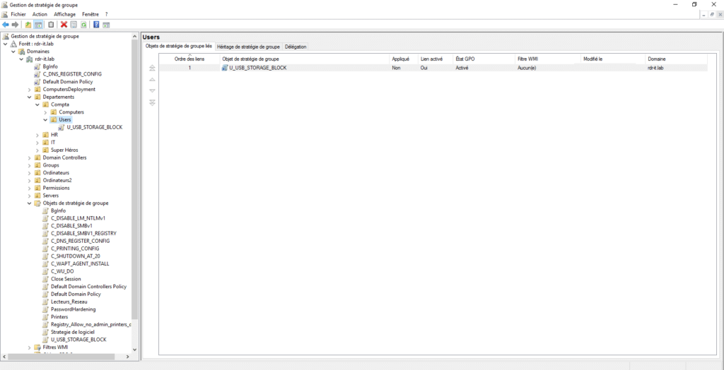 GPO: bloquear el acceso al dispositivo de almacenamiento USB - RDR-IT