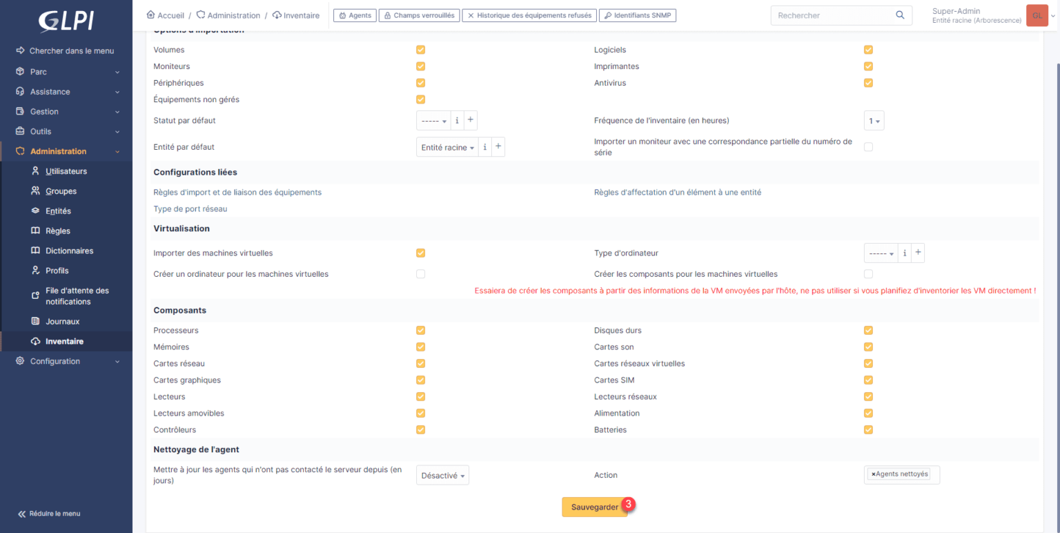GLPI 10: configure automatic computer inventory with GLPI Agent - RDR-IT