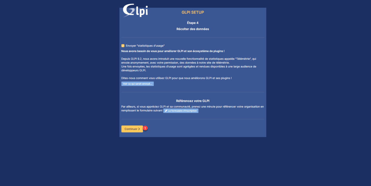 GLPI 10 : installation