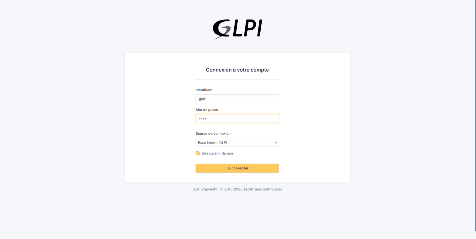 GLPI 10 : installation
