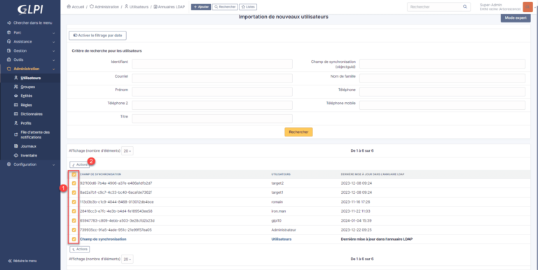 GLPI 10: link with an Active Directory - RDR-IT