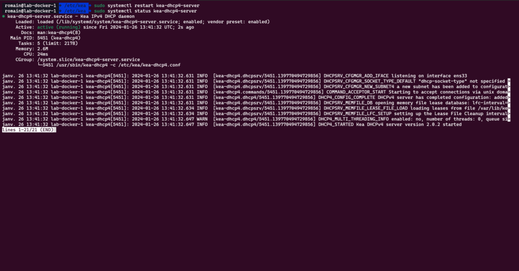Ubuntu : installer et configurer un serveur DHCP avec KEA - isc-kea