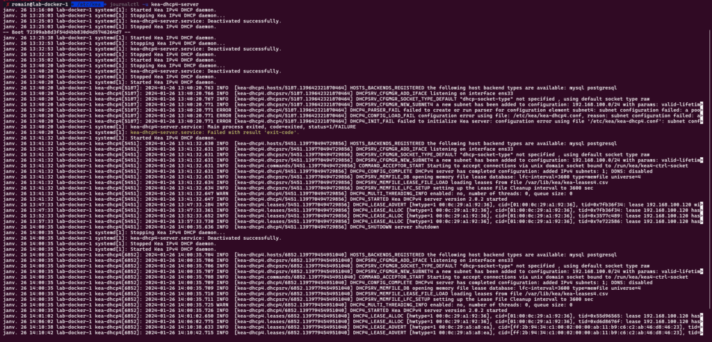 Ubuntu : installer et configurer un serveur DHCP avec KEA - isc-kea