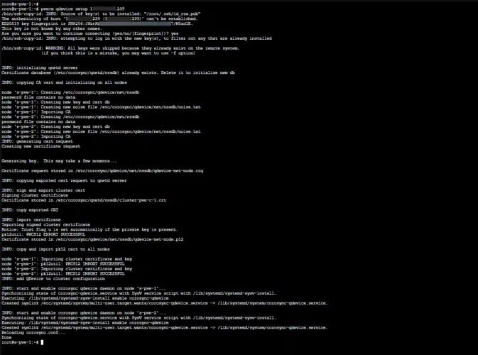 Proxmox: quorum configuration with a cluster of 2 servers - RDR-IT