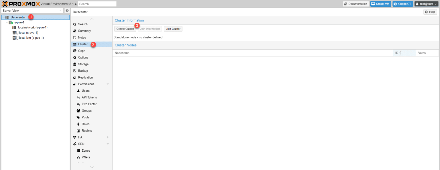 Proxmox: configure a cluster with Ceph storage - RDR-IT