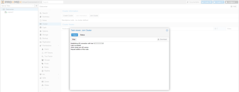Proxmox: configure a cluster with Ceph storage - RDR-IT