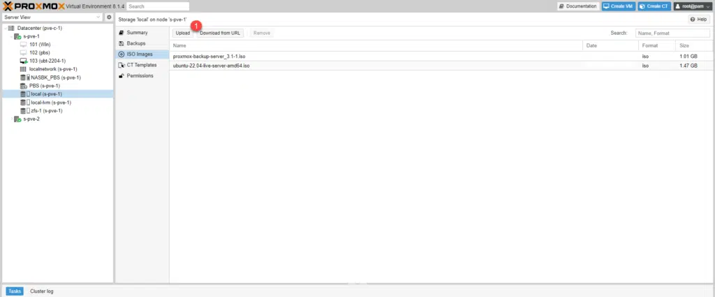 Proxmox: send an ISO to Proxmox - RDR-IT