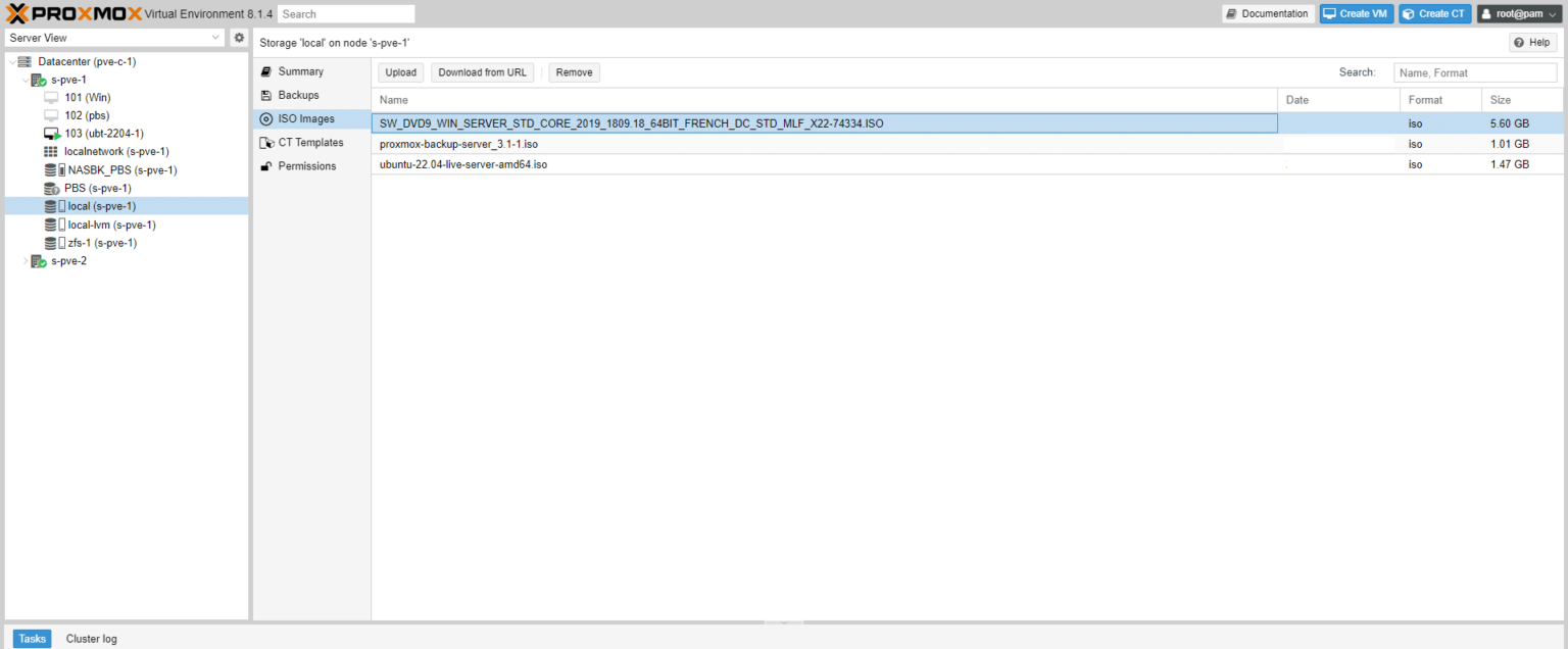 Proxmox: send an ISO to Proxmox - RDR-IT