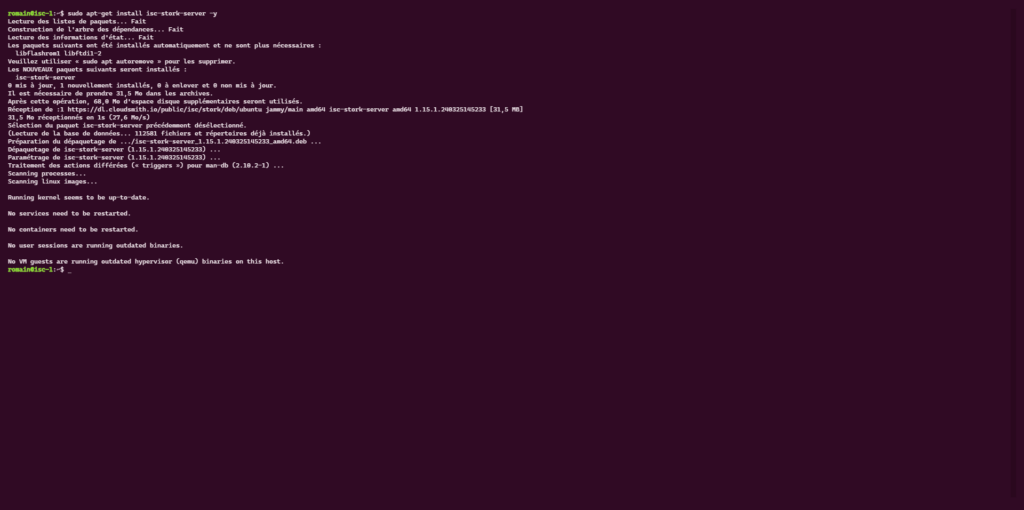 Ubuntu : installer Kea DHCP et Stork