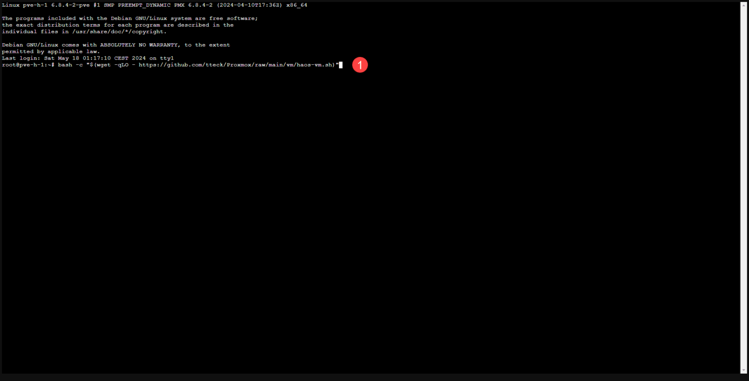 Home Assistant: Virtual machine installation with Proxmox - RDR-IT