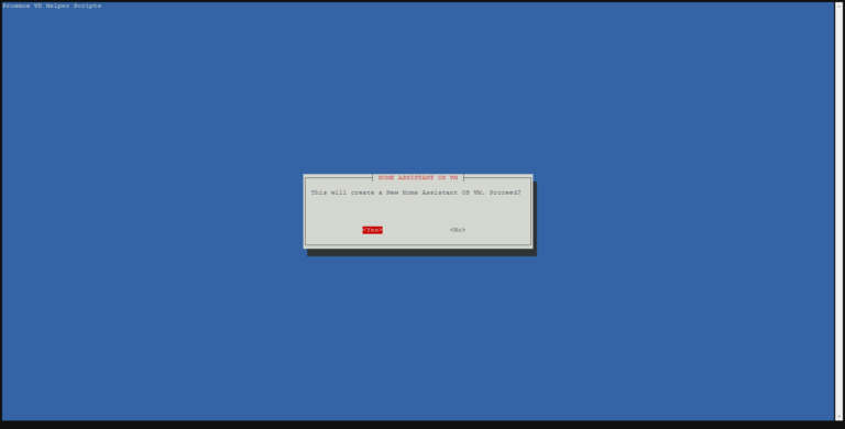 Home Assistant: Virtual machine installation with Proxmox - RDR-IT