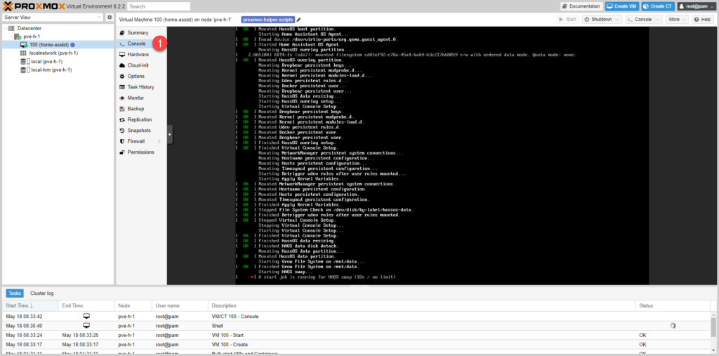 Home Assistant: Virtual machine installation with Proxmox - RDR-IT