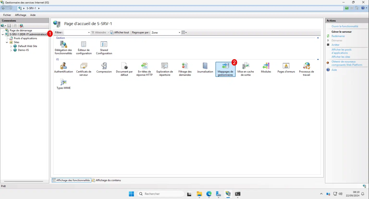 Install PHP with IIS on Windows Server 2025 - RDR-IT