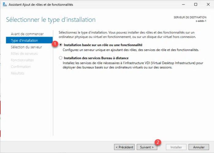 Windows Server 2025: Install the ADDS role and configure an Active ...