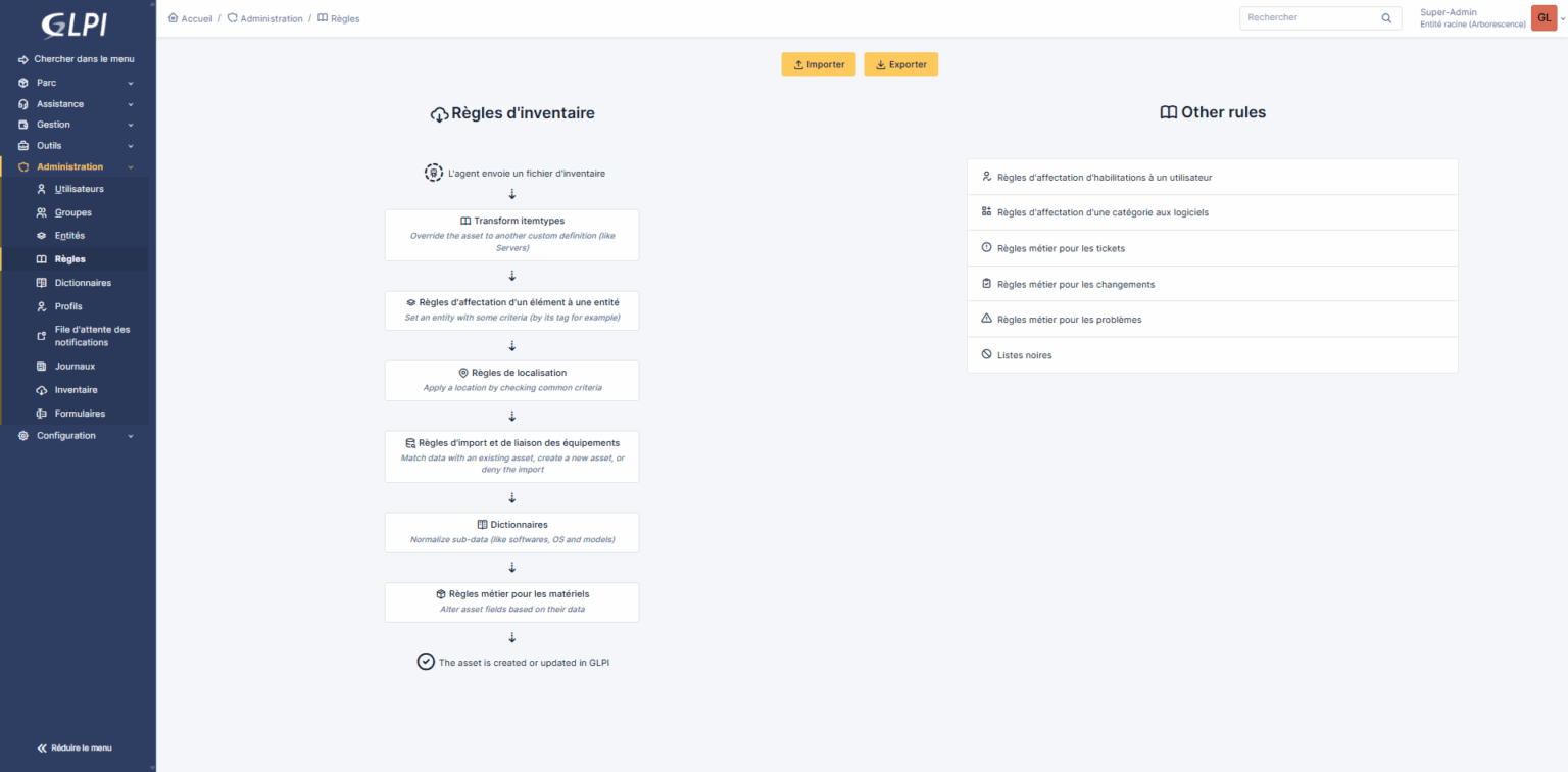 GLPI 11 - configurer l'inventaire de parc avec GLPI Agent