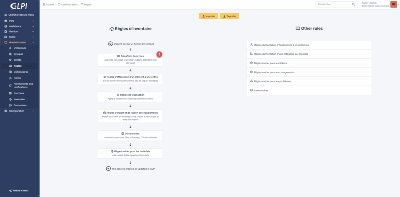 GLPI 11: Separate the inventory of computers and servers - RDR-IT