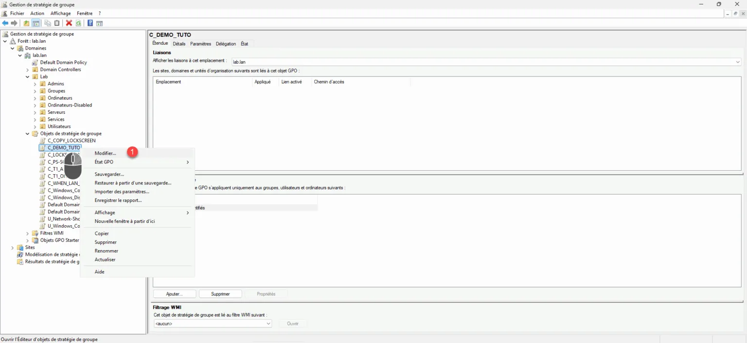 Active Directory: Creación de un objeto de directiva de grupo (GPO ...
