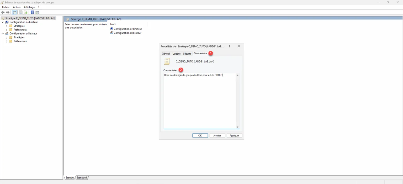 Active Directory: Creación de un objeto de directiva de grupo (GPO ...