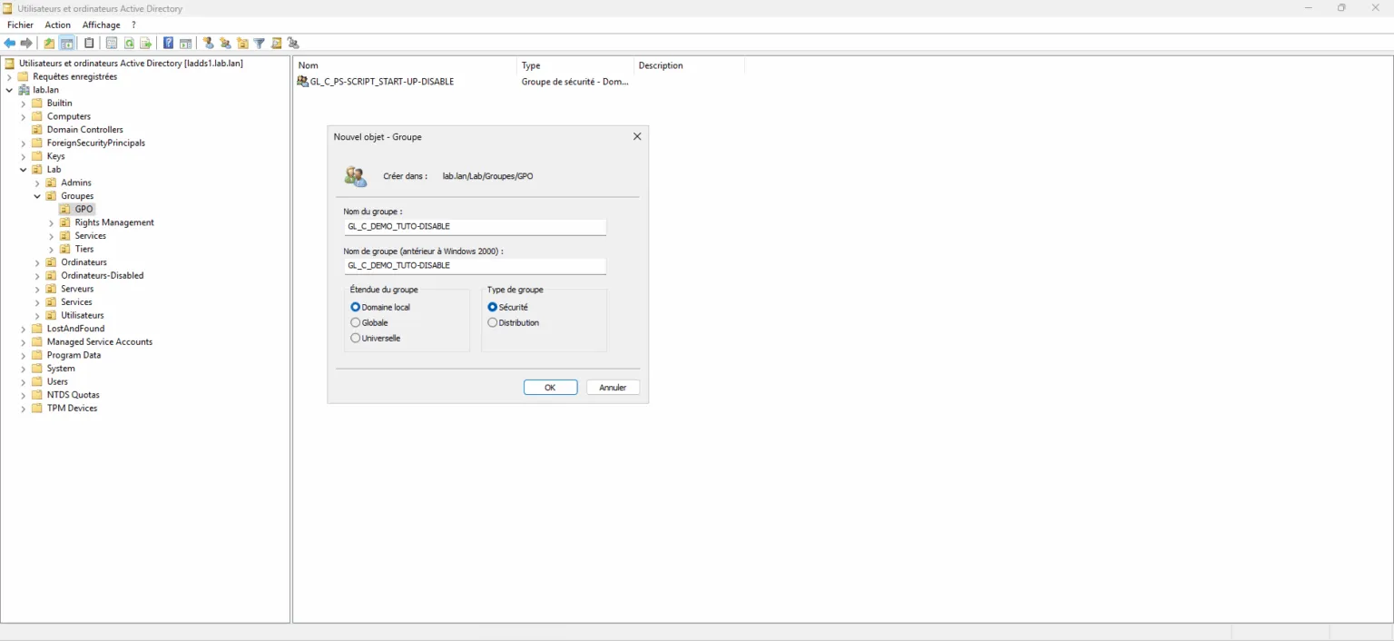 Active Directory: Creación de un objeto de directiva de grupo (GPO ...