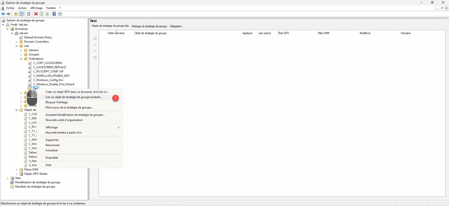 Active Directory: Creación de un objeto de directiva de grupo (GPO ...