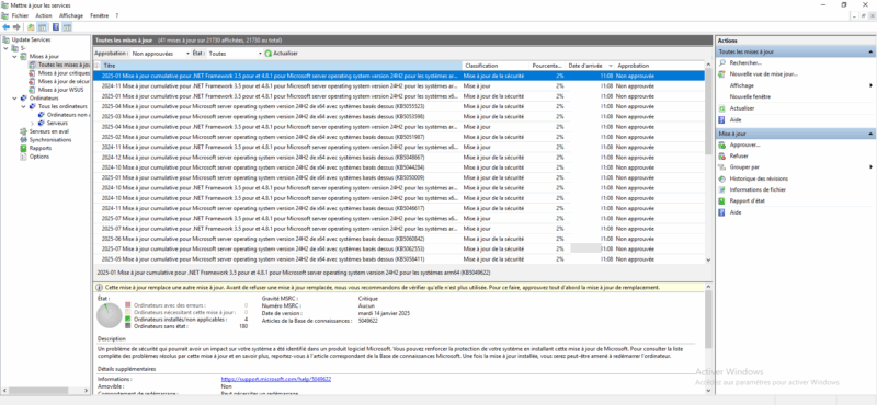 WSUS: Enable updates for Windows Server 2025 - RDR-IT