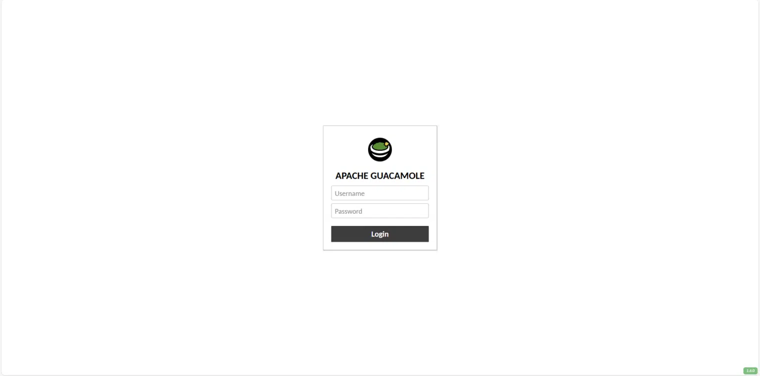 Déployer Apache Guacamole avec Docker et PostgreSQL