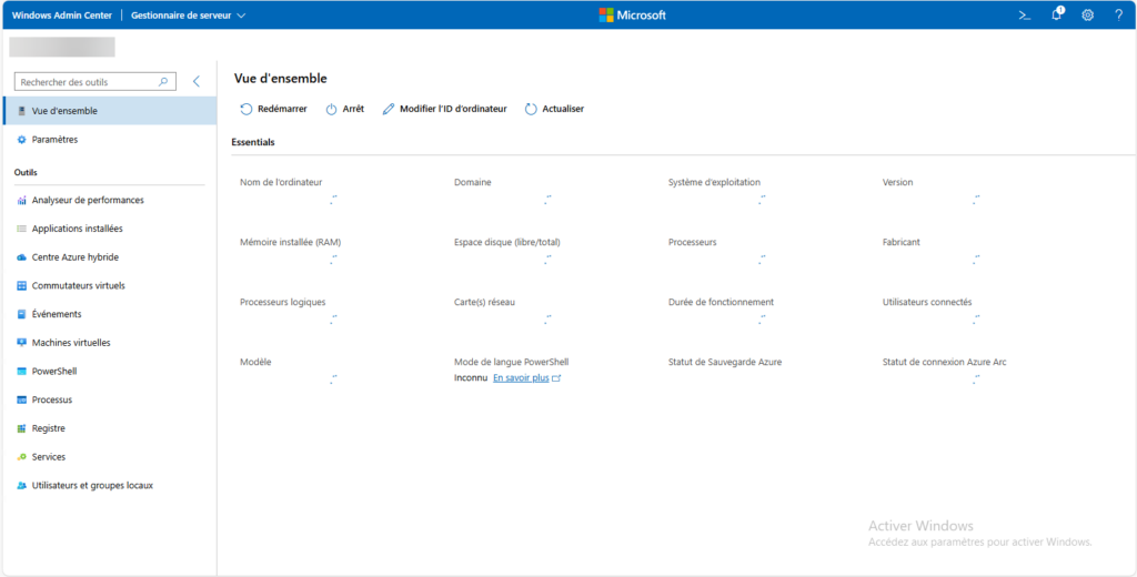 Windows Admin Center v2 : installation, configuration et prise en main