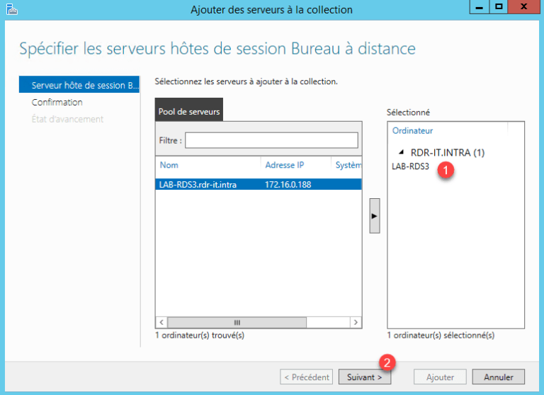 RDS farm add host to collection - RDR-IT