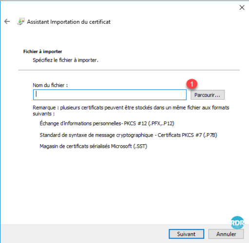 GPO: Deploy a certificate - RDR-IT
