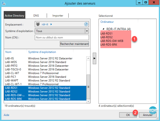 Deploy an RDS Farm Windows 2012R2/2016/2019 - RDR-IT